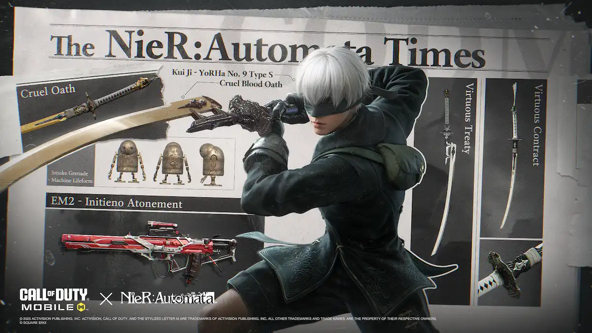 Call of Duty Mobile lanzó una colaboración con NieR: Automata por la ...